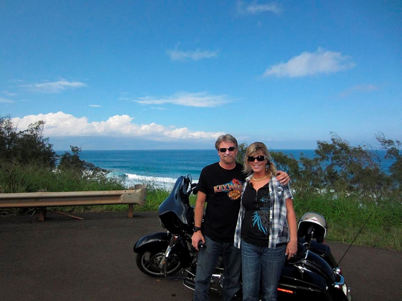 Harley Davidson motorcycle guided tour to Hana with Save on Maui